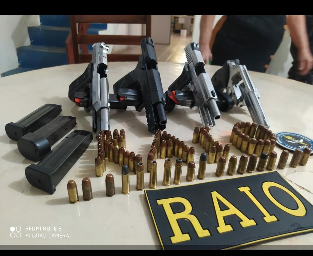 Cpraio Da Pmce Prende Quatro Suspeitos Por Posse Ilegal De Arma De Fogo