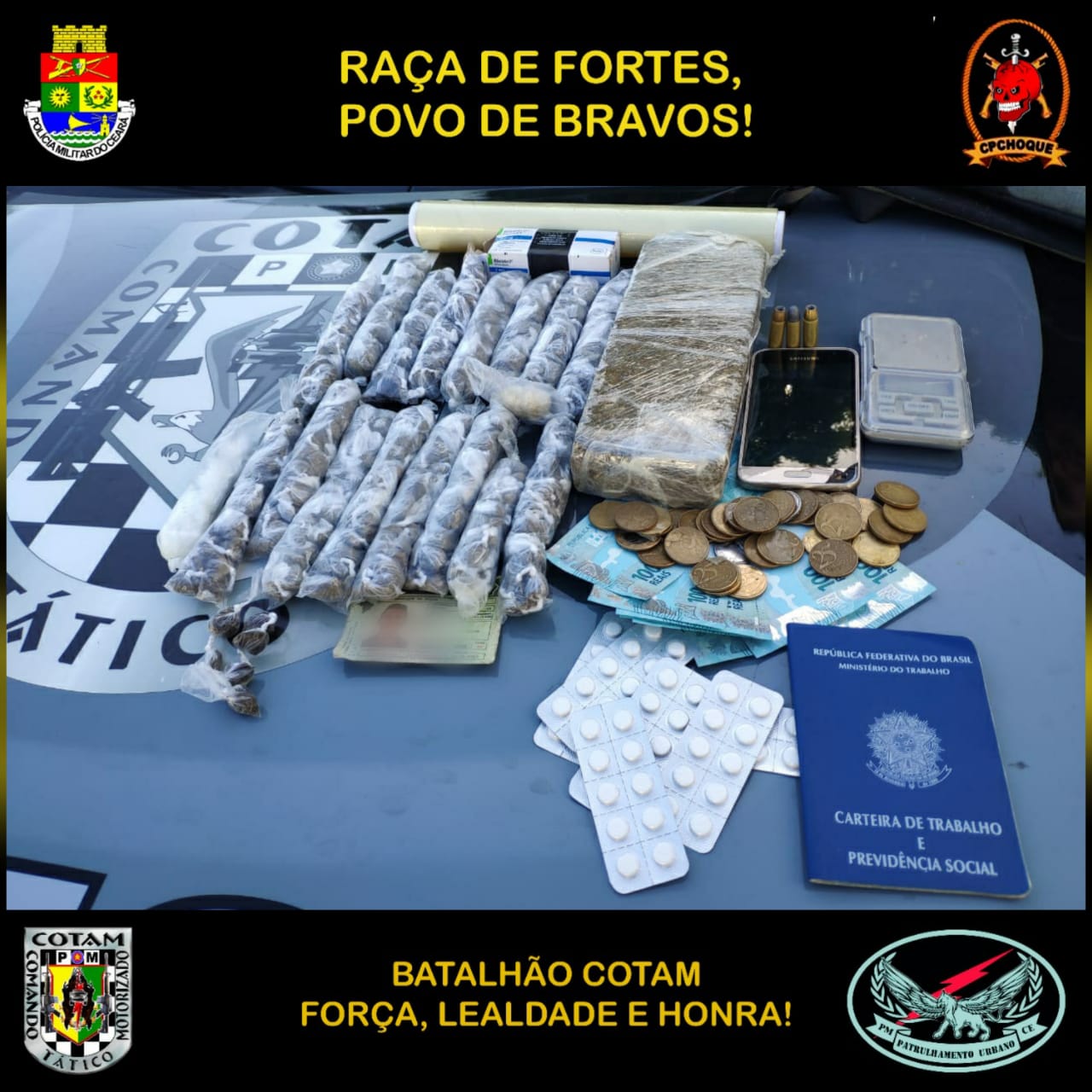 Cotam Da Pmce Prende Suspeito Com Ilícitos No Bairro Pici Polícia Militar