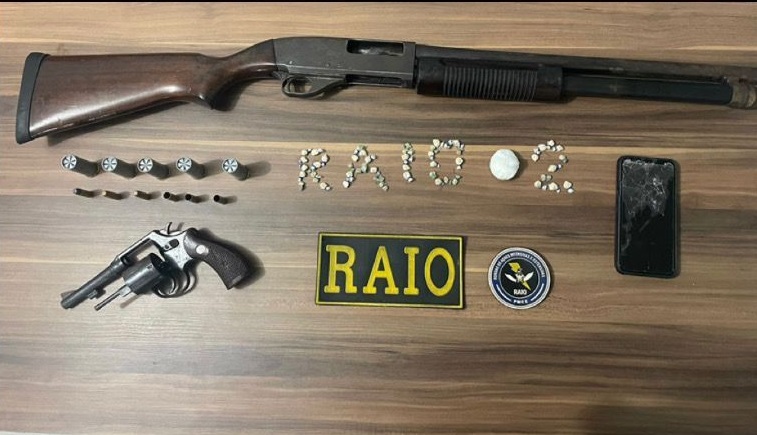 Trio é Capturado Pela Pmce Com Armas De Fogo E Drogas No Eusébio