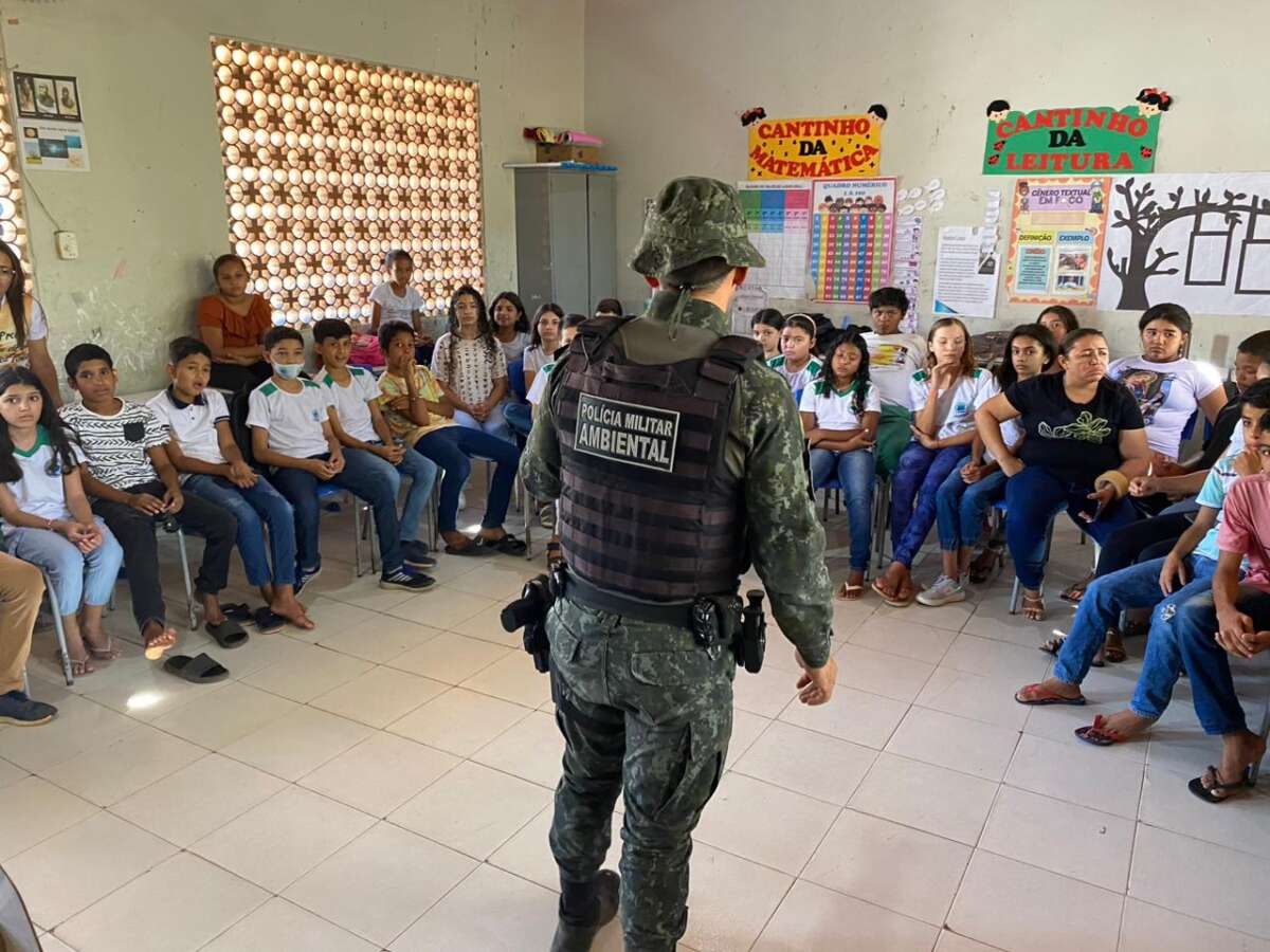 BPMA da PMCE realiza palestra e interação com estudantes em Granjeiro ...